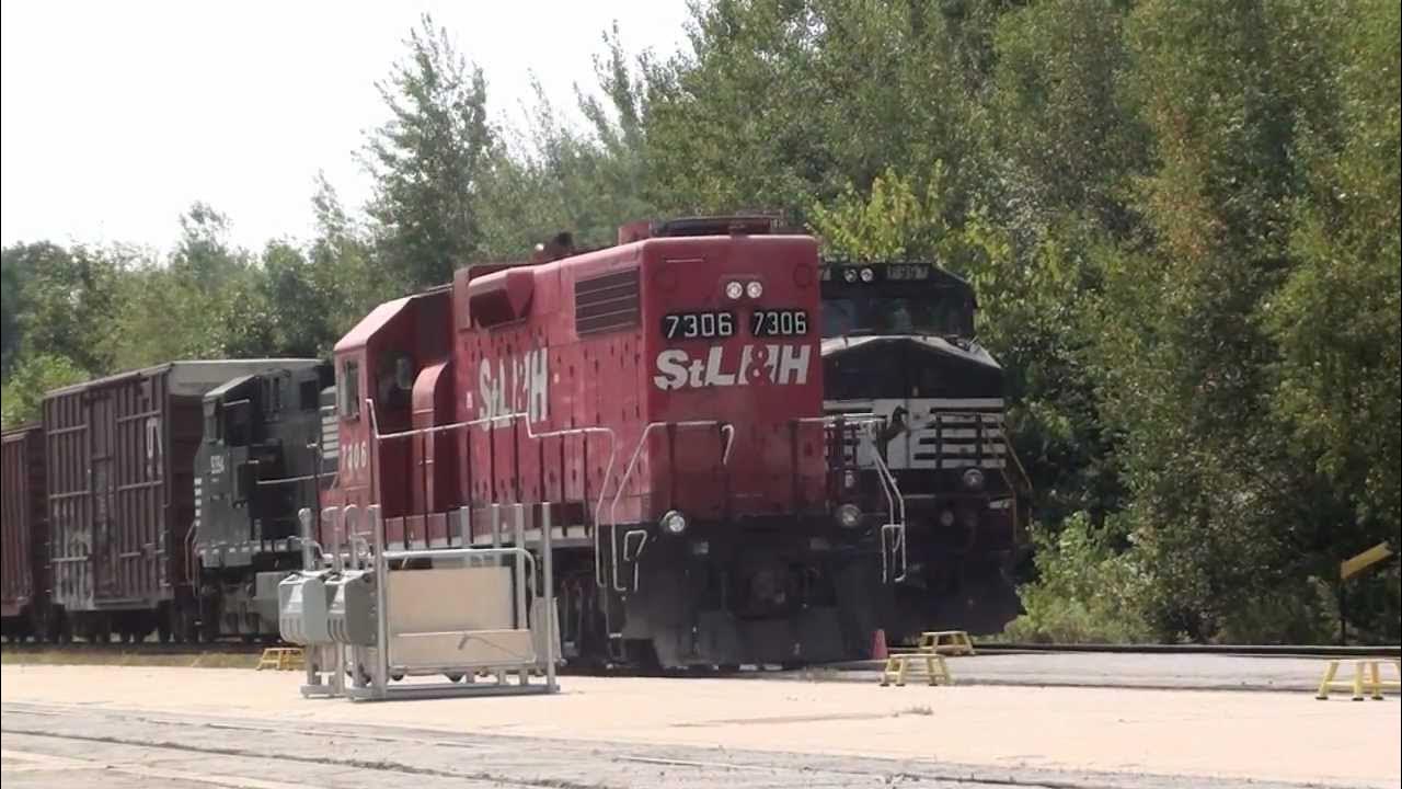 HiDef: STLH 7306 Meets CP 931, Saratoga Springs, NY. 8-31-12. - YouTube