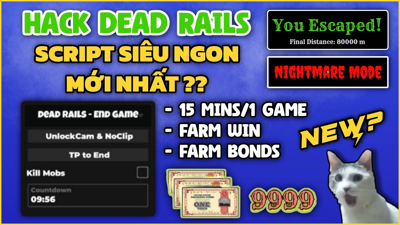 Cách Hack Dead Rails Auto Farm Bonds, Nightmare, 15 Phút 1 Game Cực Kì ...