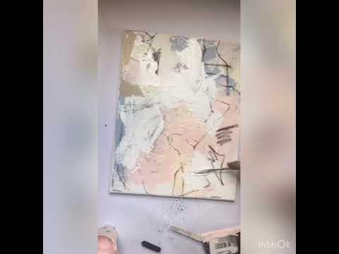 DIY abstract art for beginners | Super easy abstract art tutorial ...