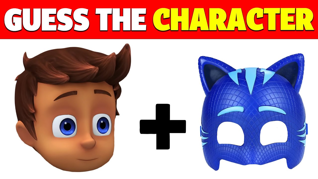 🦸‍♀️Guess The Emoji And Voice Quiz! | PJ Masks Animation Characters🦎🐱🦉 ...