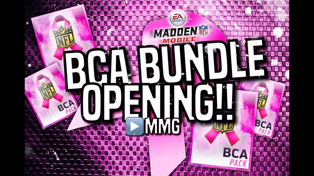 BCA Bundle Opening! + Bundle Topper! Madden Mobile 16 - YouTube