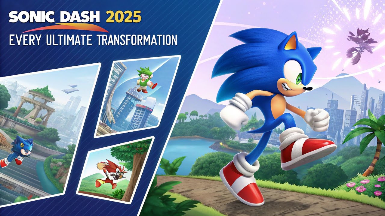 Sonic Dash 2025 Every Ultimate Transformation! - YouTube
