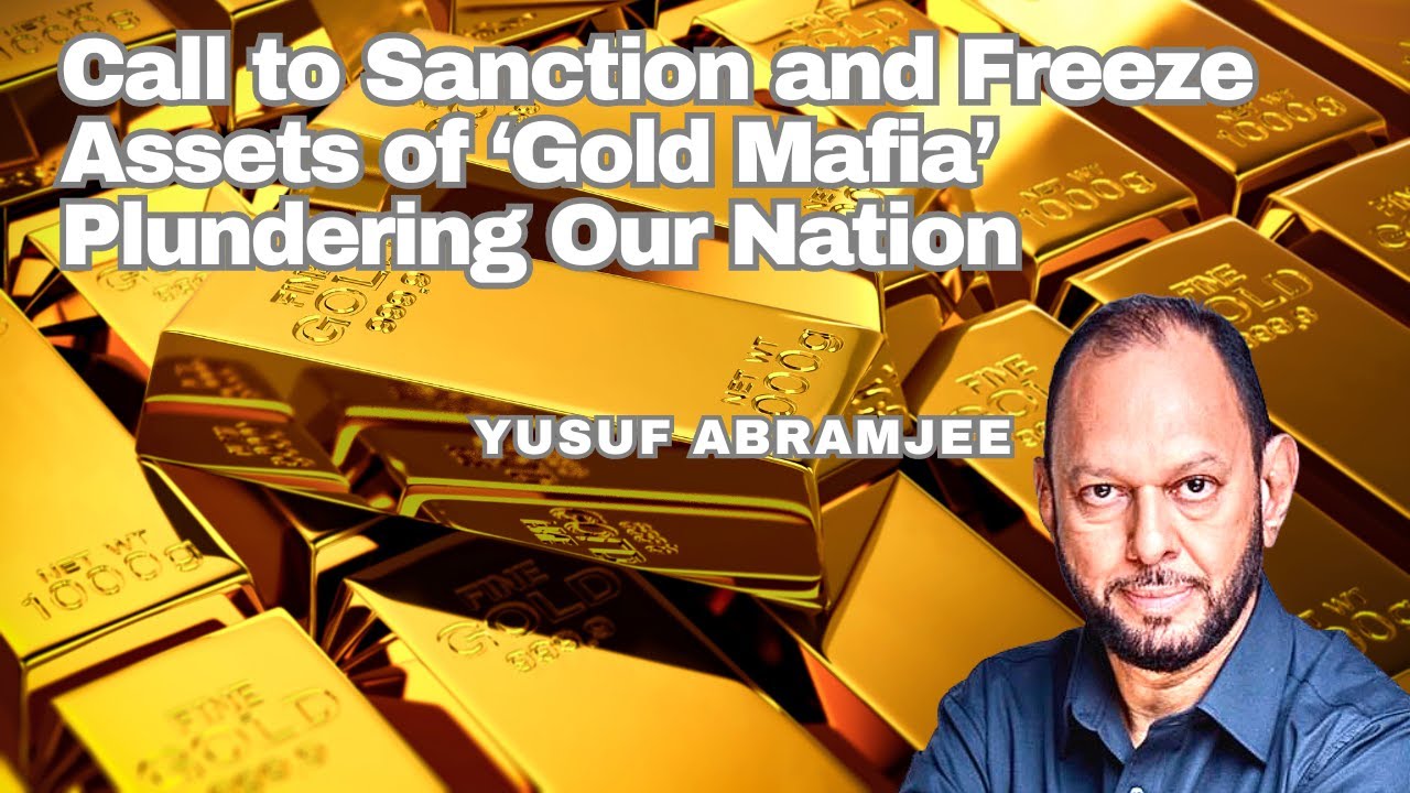 Call to sanction and freeze assets of ‘Gold Mafia’ plundering our ...