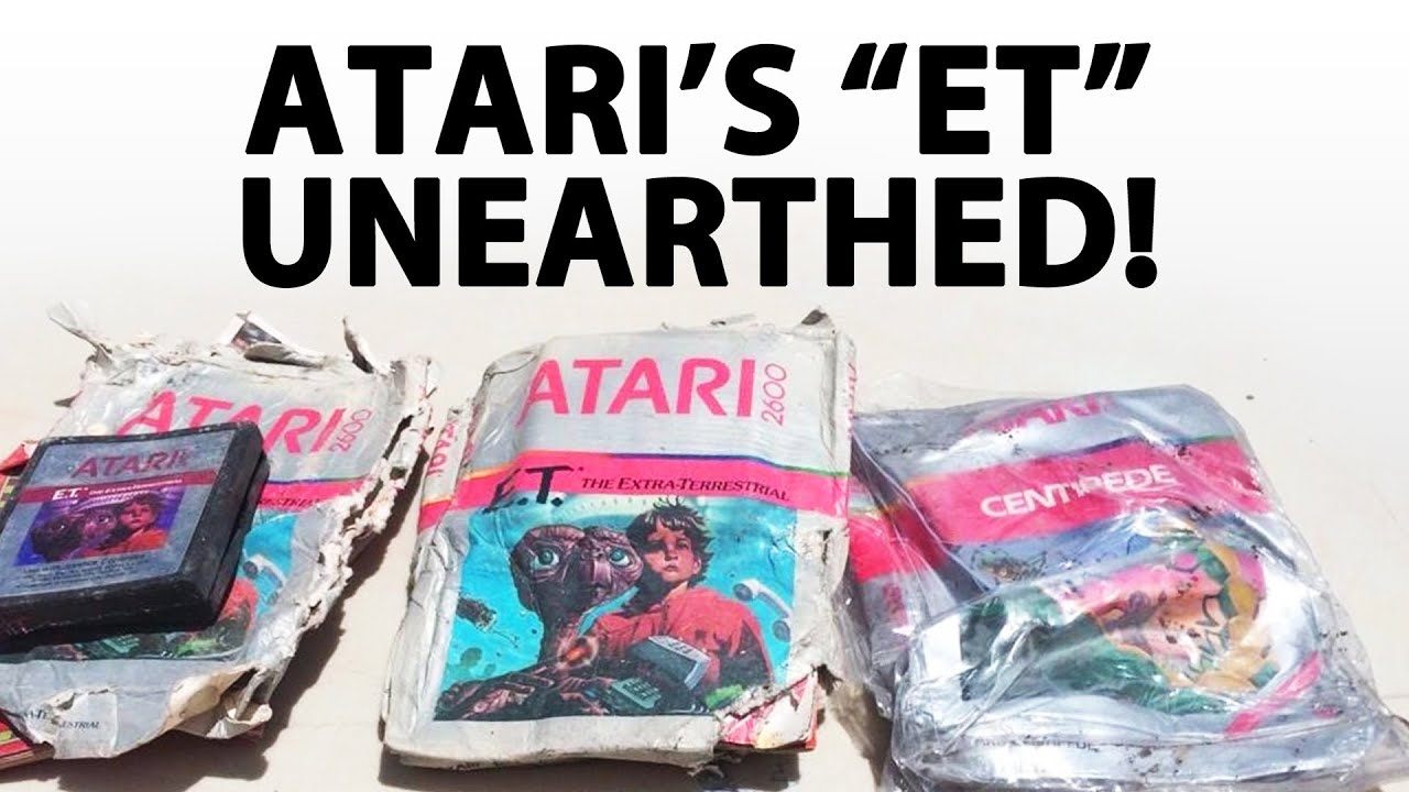 Atari's "ET" Game Excavated From Landfill! - YouTube