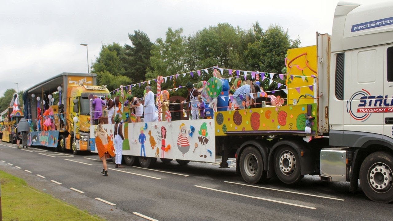Haltwhistle Carnival 2024 Opening Parade Widescreen (Full) - YouTube