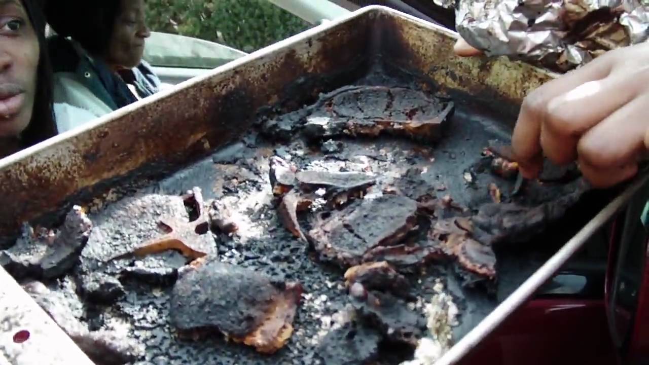 How 2 Burn Pork Chops - YouTube