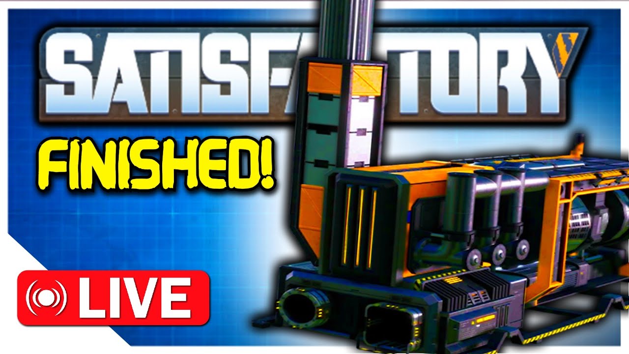 FINISHING our COAL POWER PLANT DESIGN! - Satisfactory Update 1.1 LIVE ...