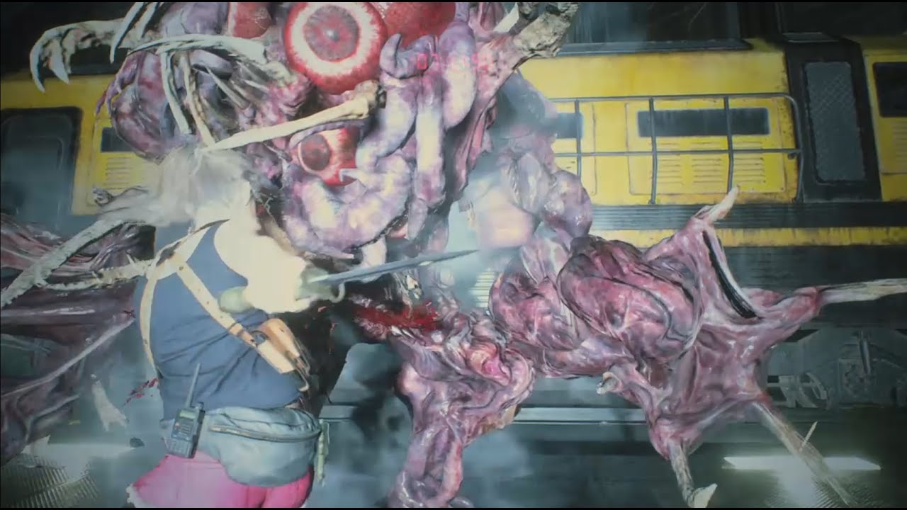 (字)バイオハザードRE2「選別せよ!」「銃器に頼るな!」WウイークリーC同時クリア クレア(表)ハードコア No. 4 イビーパート直前 ...