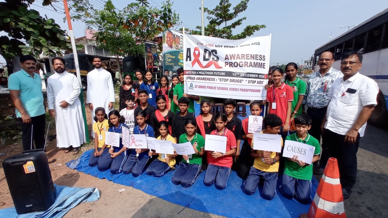 AIDS awareness programme of Parappukkara St.Johns Public School (CBSE ...