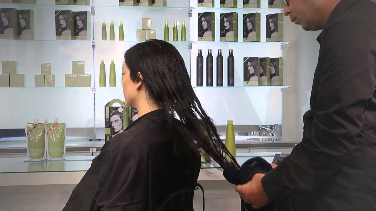 Jul - Japanese hair straightening - YouTube