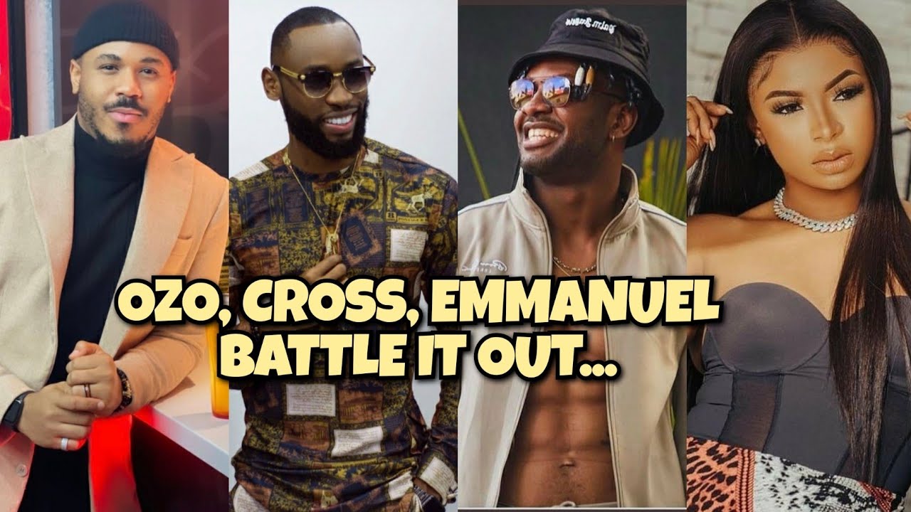 EMMANUEL DRAGGED BY HIS HEAD. OZO, EMMANUEL,CROSS BATTLE IT OUT ...