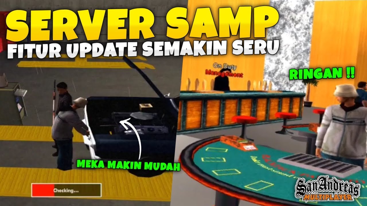 SERVER GTA SAMP ANDROID PC FITUR UPDATE SEMAKIN SERU || GTA SAMP ...