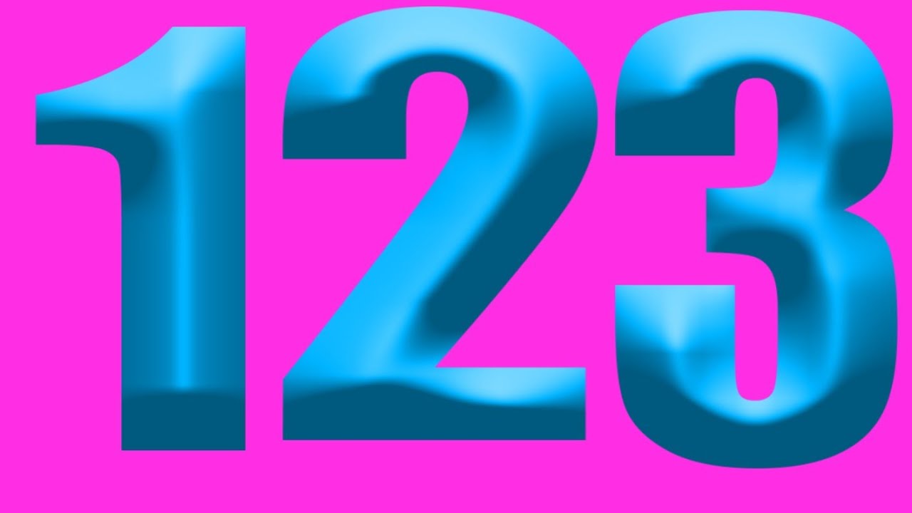 one two three , 1-20, number Count video , learn to count part-4 - YouTube