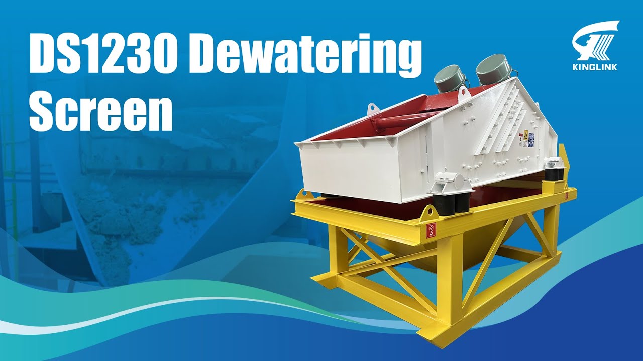 DS1230 Dewatering Screen - YouTube