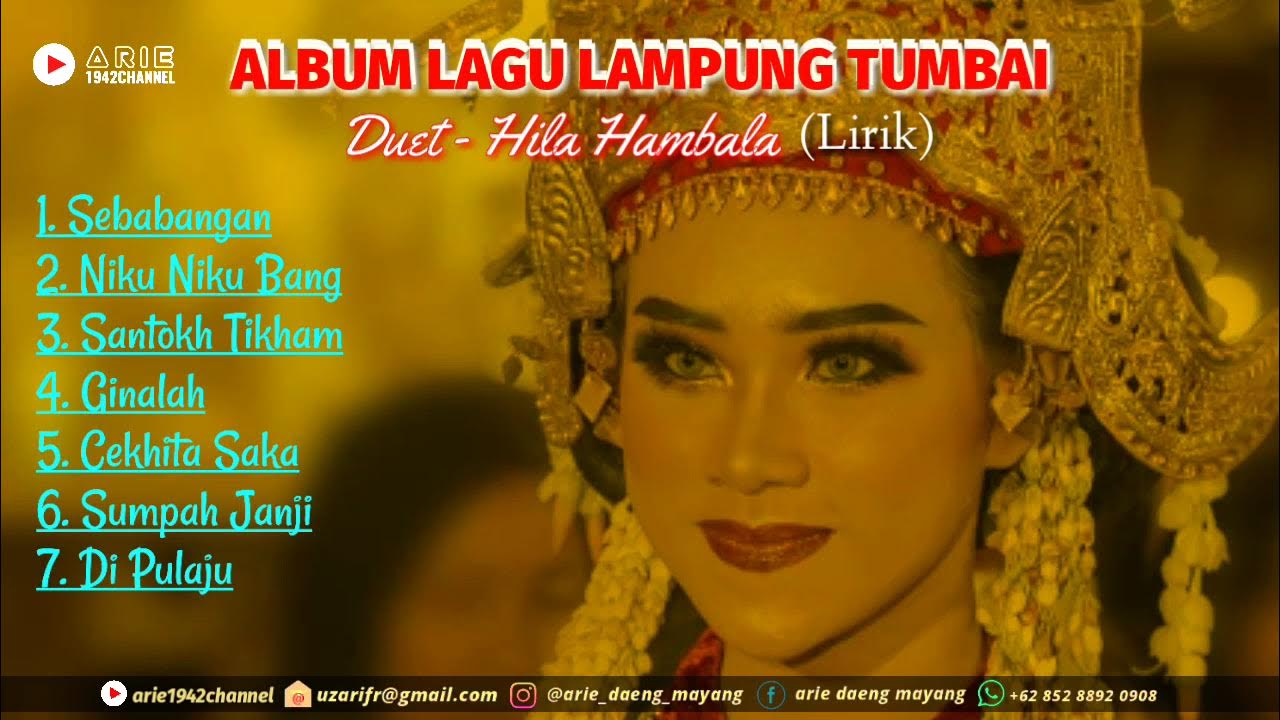 Album lagu lampung tumbai - Dangdut lampung tumbai || lagu duet hila hambala - YouTube