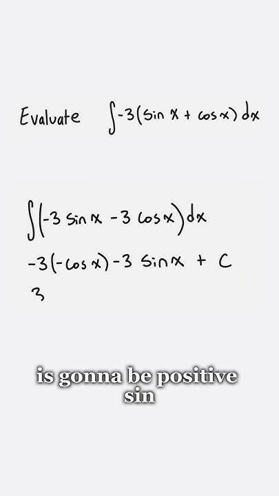 How to use integration formulas! Indefinite Integrals (calc 2 tutorial) - YouTube