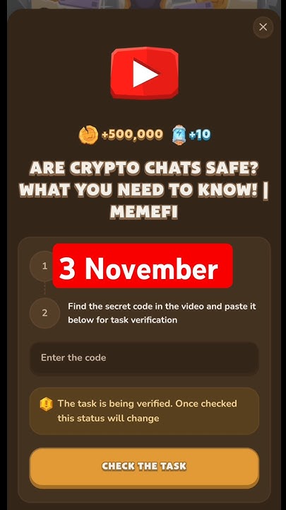 Are Crypto Chats Safe What You Need to Know! Meme #memefi #airdrop - YouTube