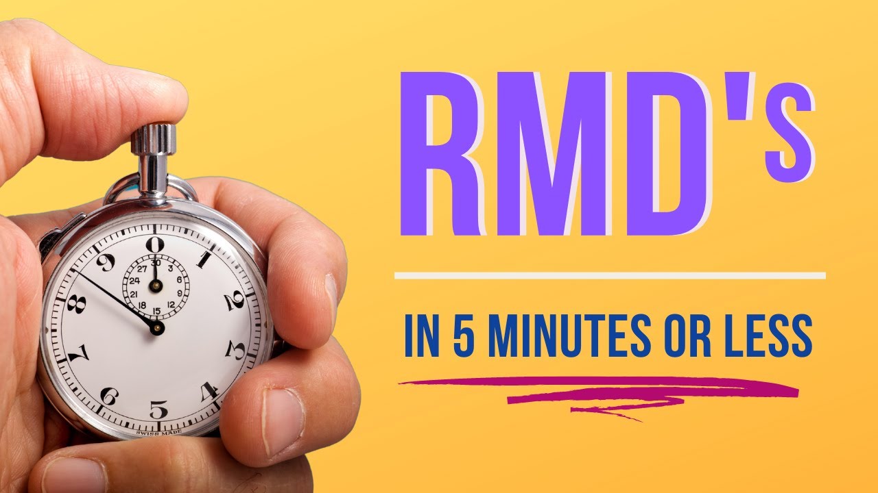 RMD's EXPLAINED | In 5 Minutes or Less - YouTube