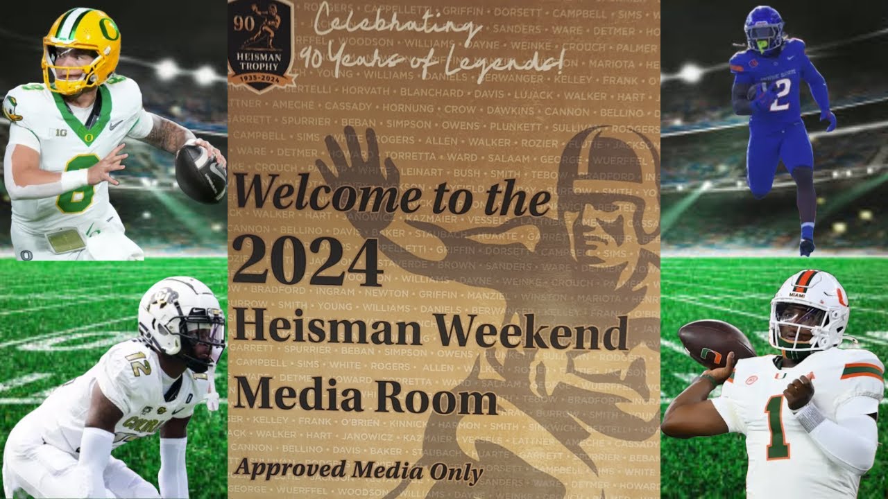 EXCLUSIVE: Interviewing All The 2024 Heisman Trophy Finalists! - YouTube