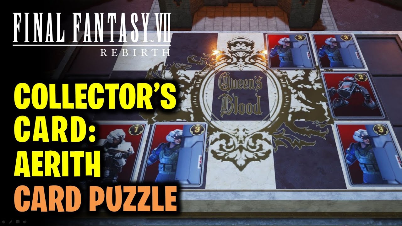 Collector's Card Aerith Card Puzzle | Costa del Sol Card Carnival ...