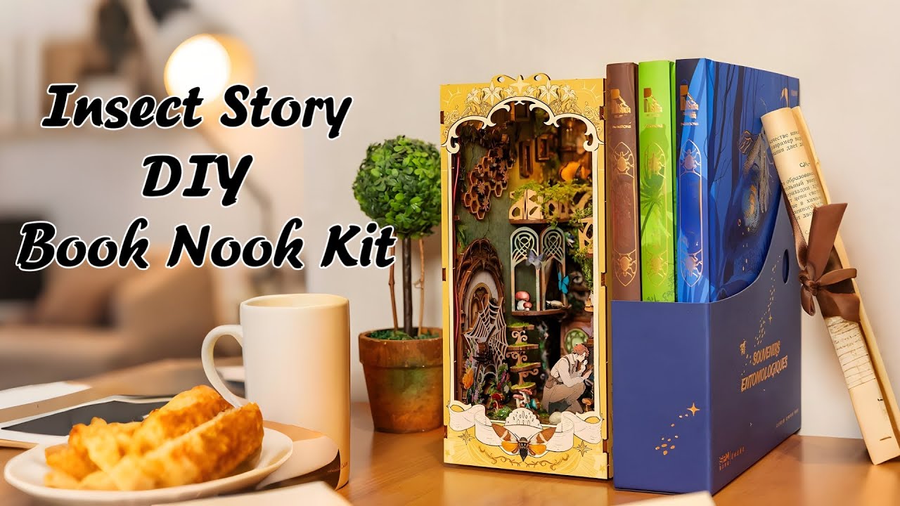 How to Build Insect Story DIY Book Nook Kit | Step-by-Step Tutorial ...