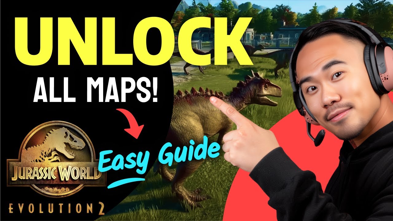 How to UNLOCK ALL MAPS in Jurassic World Evolution 2 (Step by Step ...