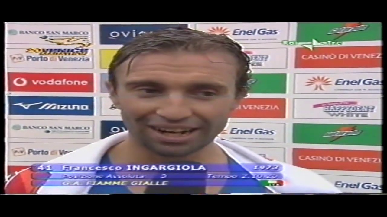 FRANCESCO INGARGIOLA 20ª MARATONA DI VENEZIA 2005 - YouTube