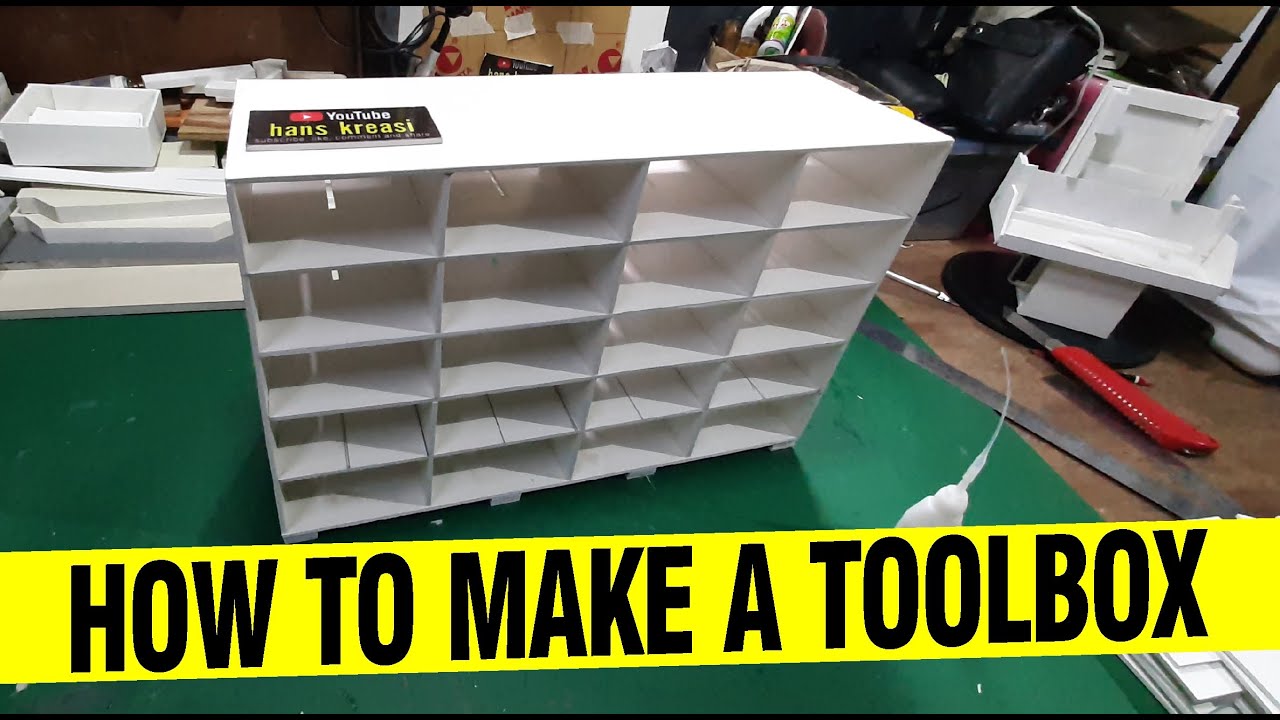 MEMBUAT KOTAK PERKAKAS DARI BAHAN BEKAS | MAKING TOOL BOXES - YouTube