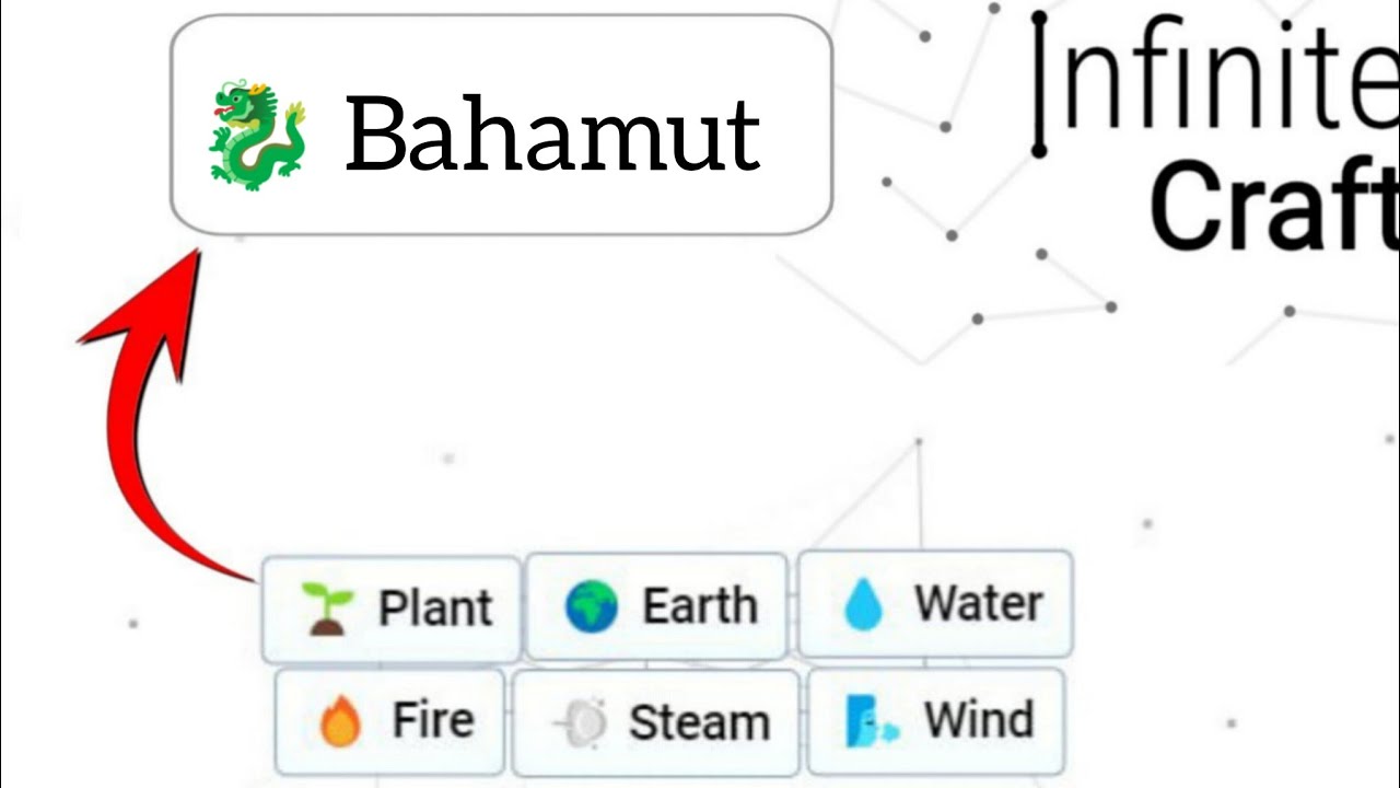 How to make Bahamut in infinite craft | infinity craft - YouTube