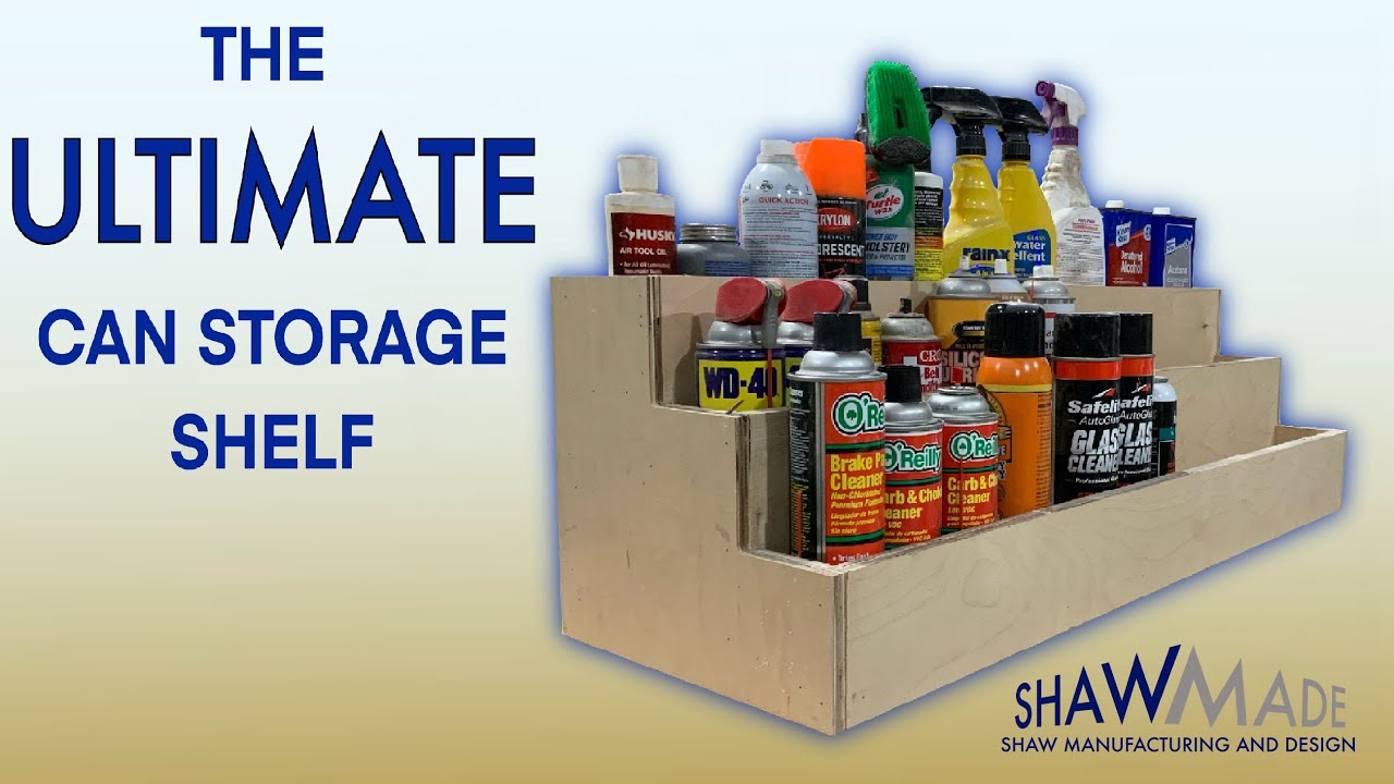 Garage Storage The Can Shelf YouTube garage-storage-the-can-shelf-youtube