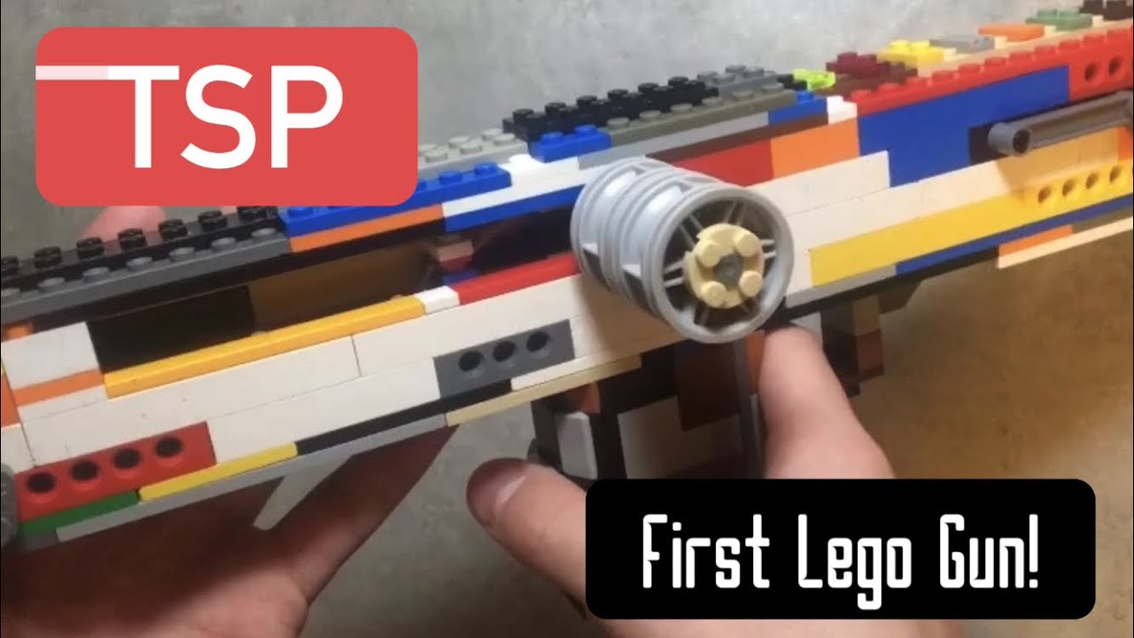 My First Lego Gun - YouTube