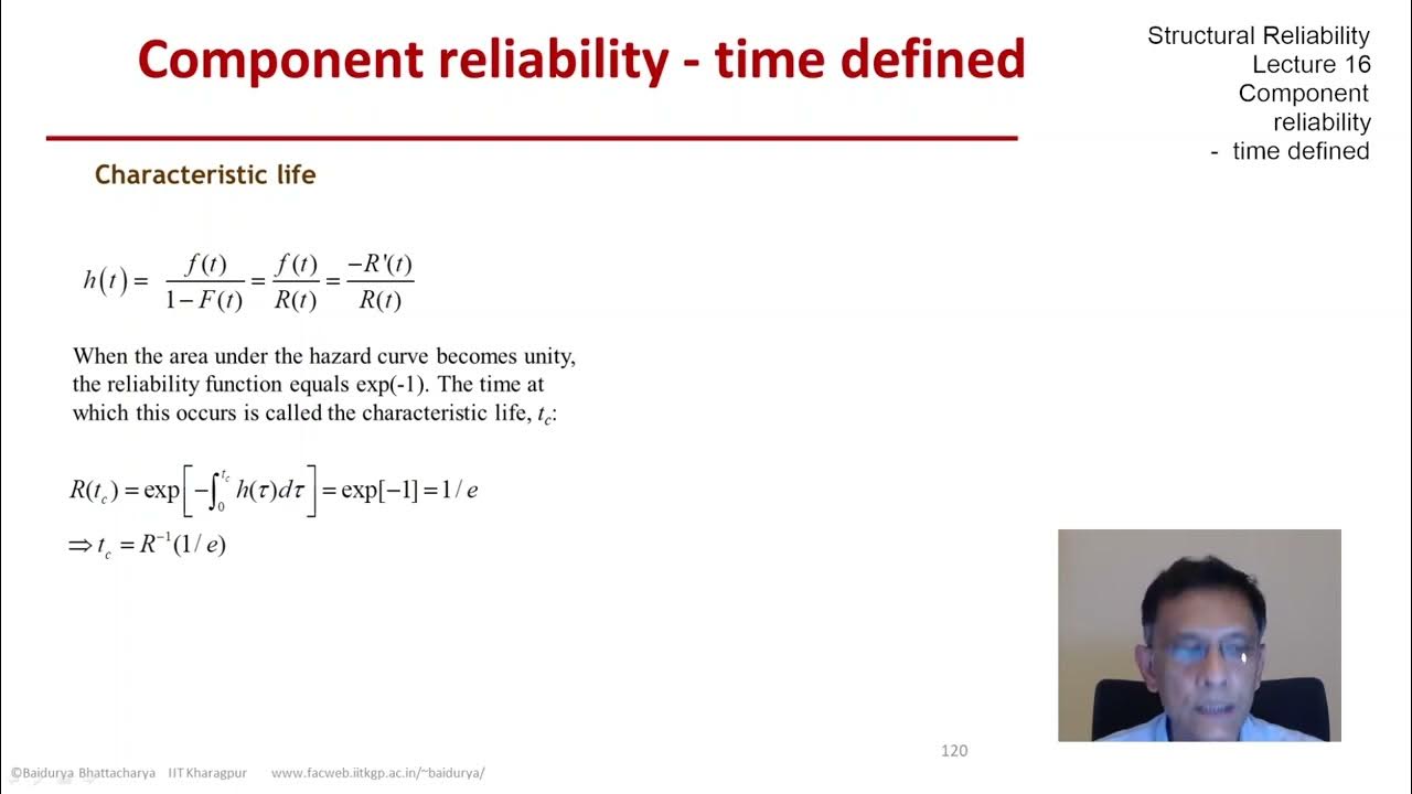 STRUCTURAL RELIABILITY Lecture 16 module 02: hazard (or, failure rate ...