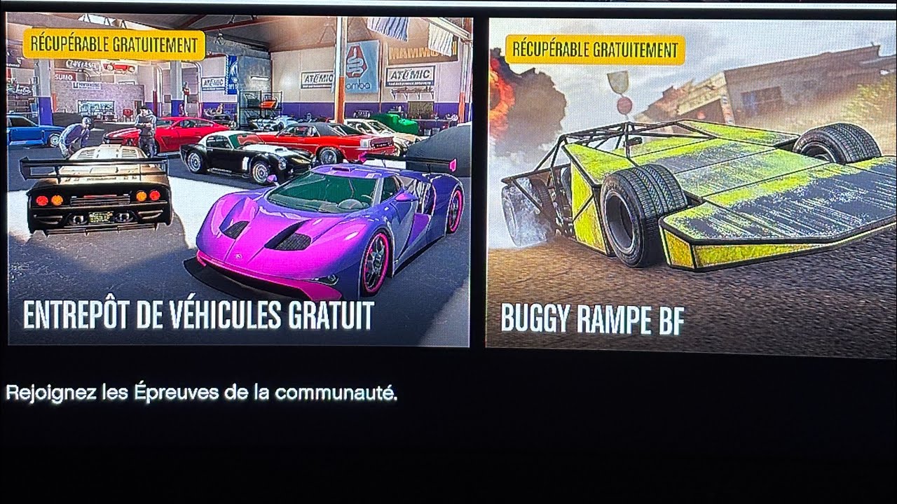 Comment avoir un buggy rampe gratuitement et un entrepôt des véhicules ...