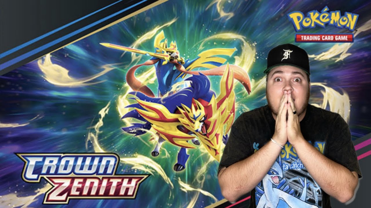 CRAZY CROWN ZENITH POKEMON CARDS OPENING!! *I PULLED ALTERNATE ART ...