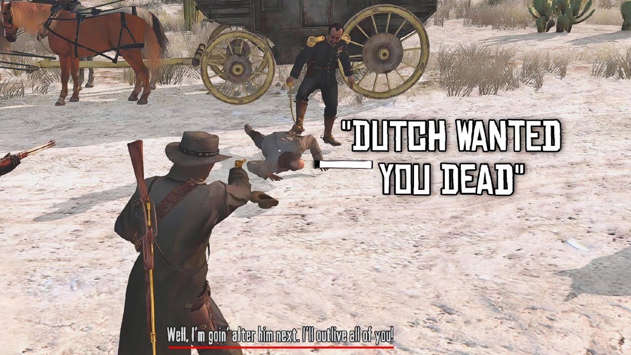 John says he will outlive all of the Vanderlinde gang | Rdr1 - YouTube