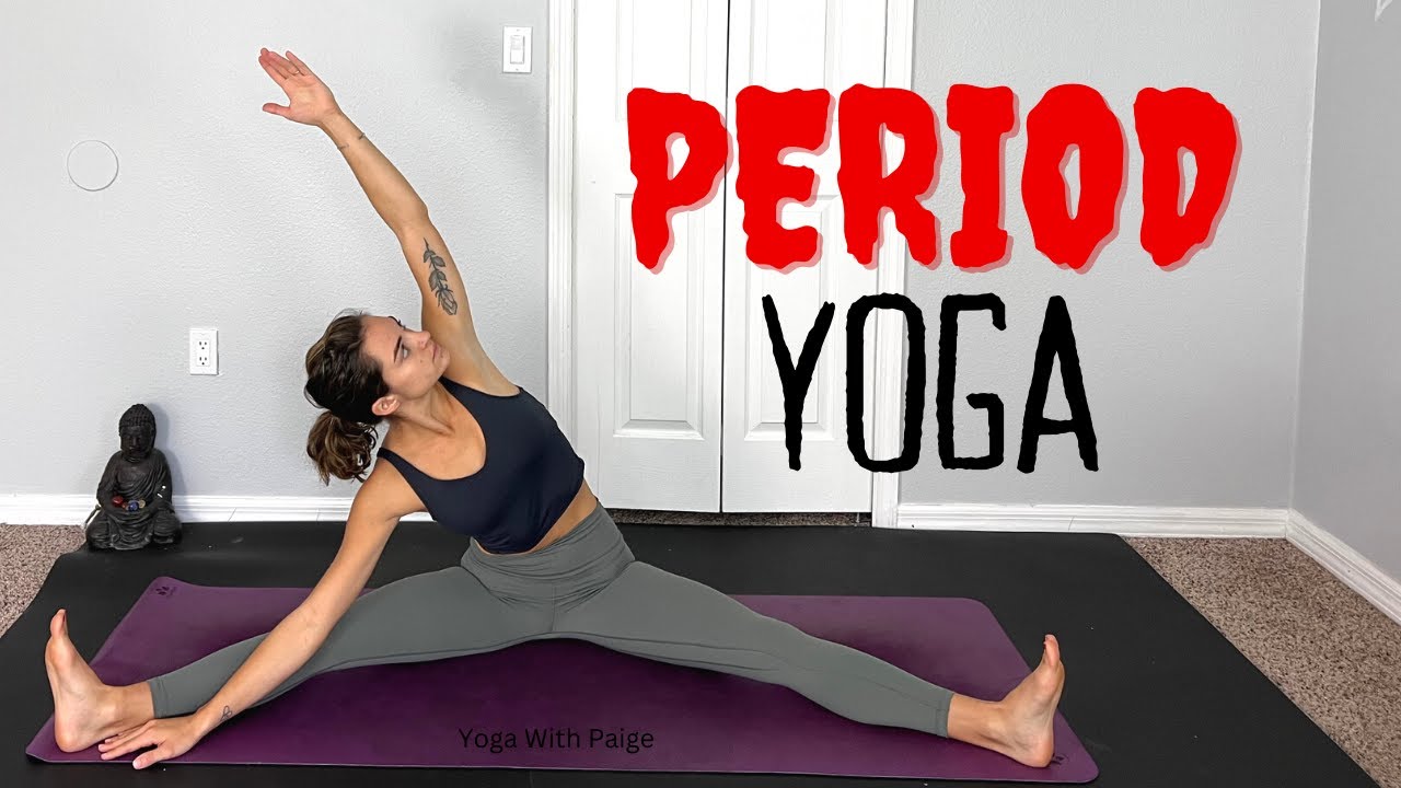 Yoga For Period Pain & Menstruation Relief / Yoga With Paige - YouTube