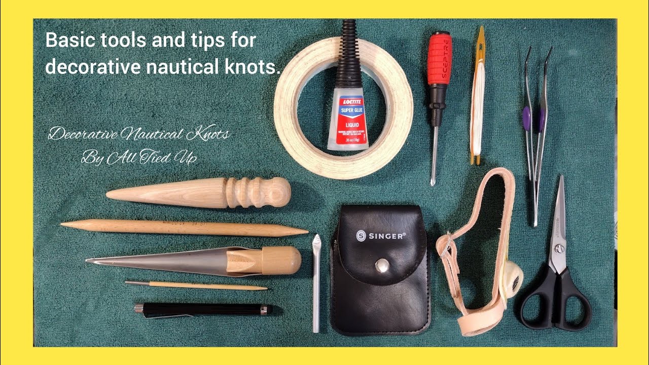 Basic tools & tips for decorative nautical knots. - YouTube