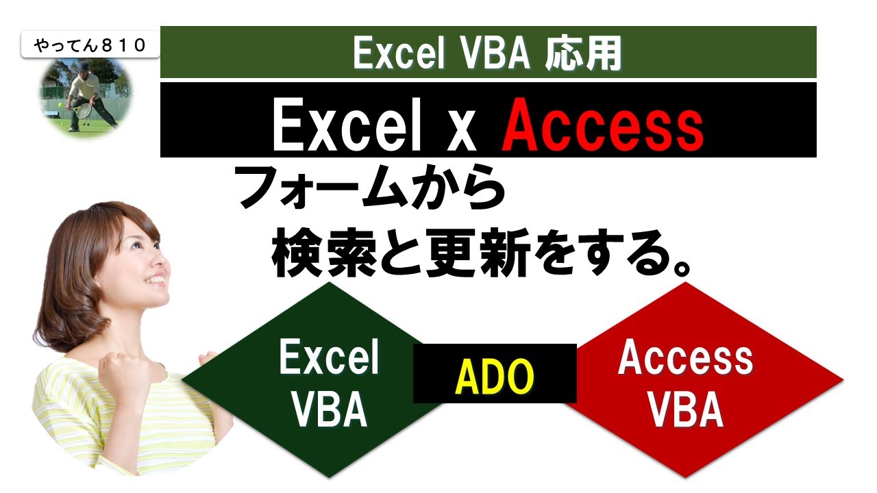 速習 Vba 業務改善 15 Vbaエクセルのフォームでアクセス データベースを操作して、1万件のデータを管理します Vba エクセル