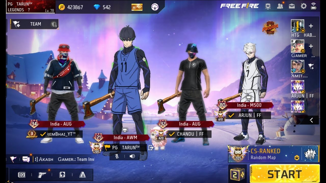 INTENSE Rank Push In CS Rank Push||Free Fire Battle Royale Live!! - YouTube