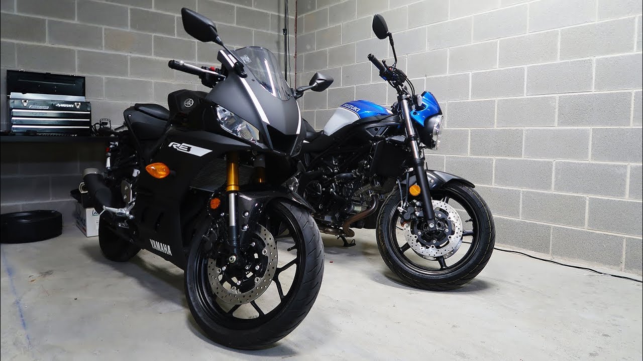 I BOUGHT TWO MORE GIVEAWAY MOTORCYCLES (Yamaha R3 and Suzuki SV650 ...