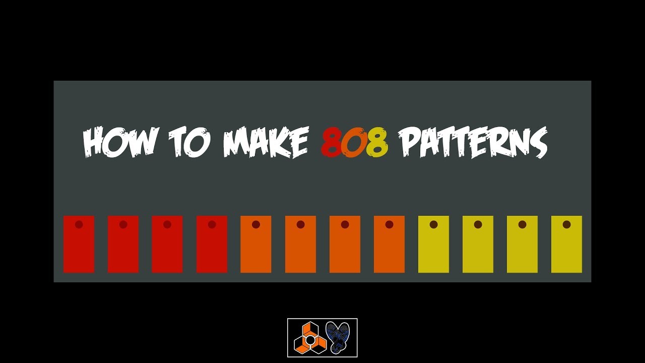 How to Make 808 Patterns | Reason 10 - YouTube