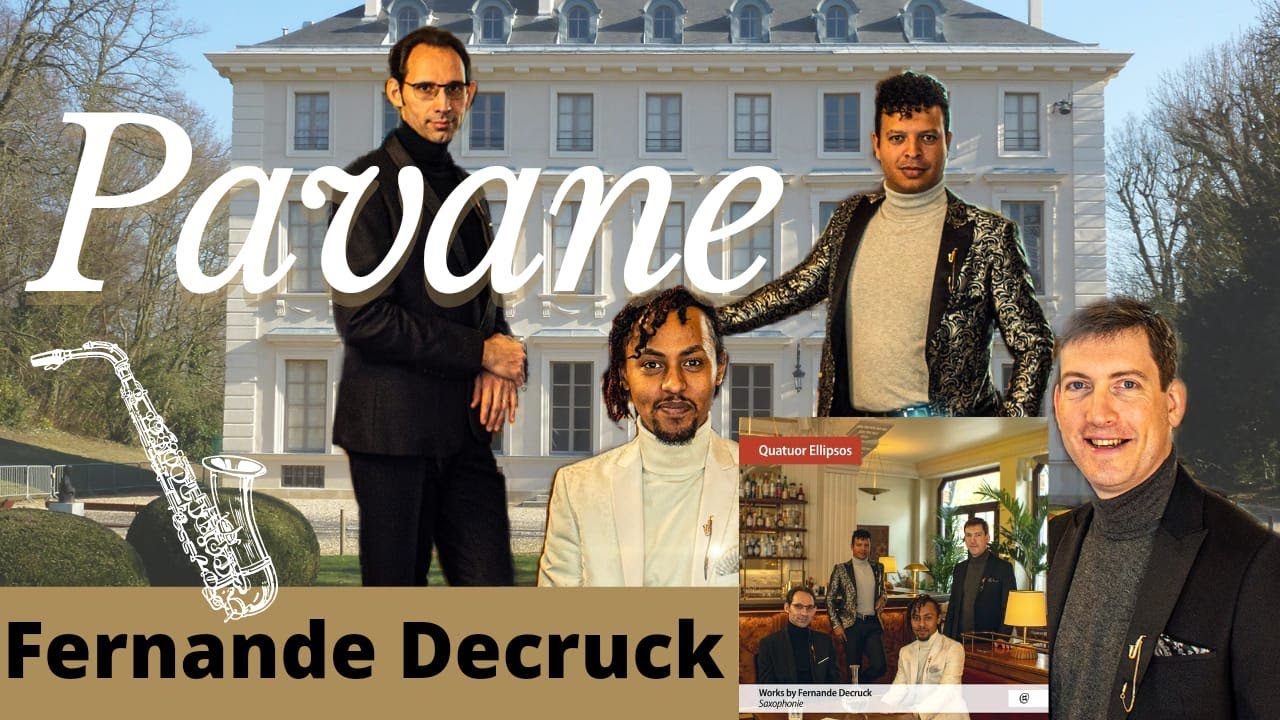 Pavane | Fernande Decruck 🎷 (quatuor de saxophones) - YouTube