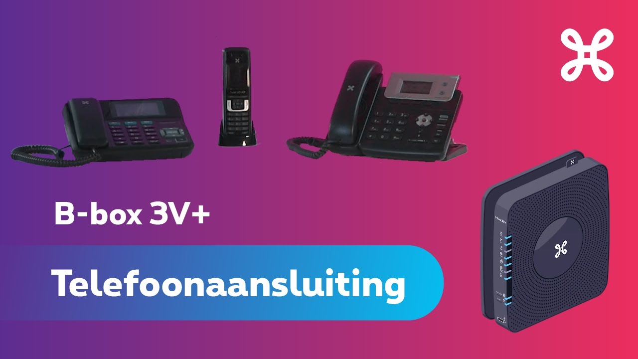 Telefoonaansluiting: B-box 3V+ - YouTube