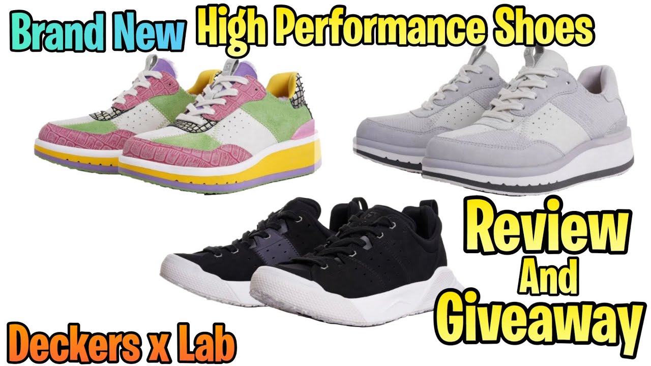 Deckers x Lab High Performance Shoes Review and Giveaway (Closed) - YouTube