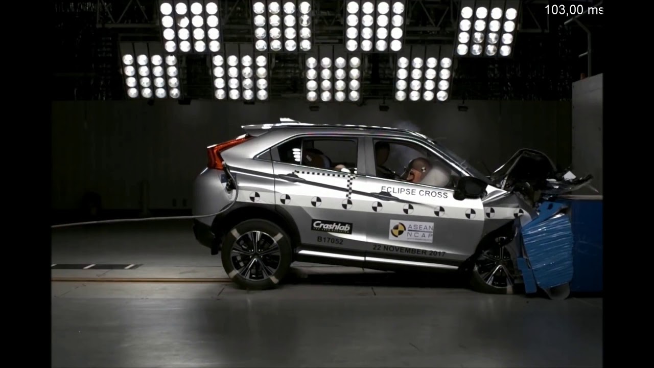 Crash test || Mitsubishi Eclipse Cross 2019 - YouTube