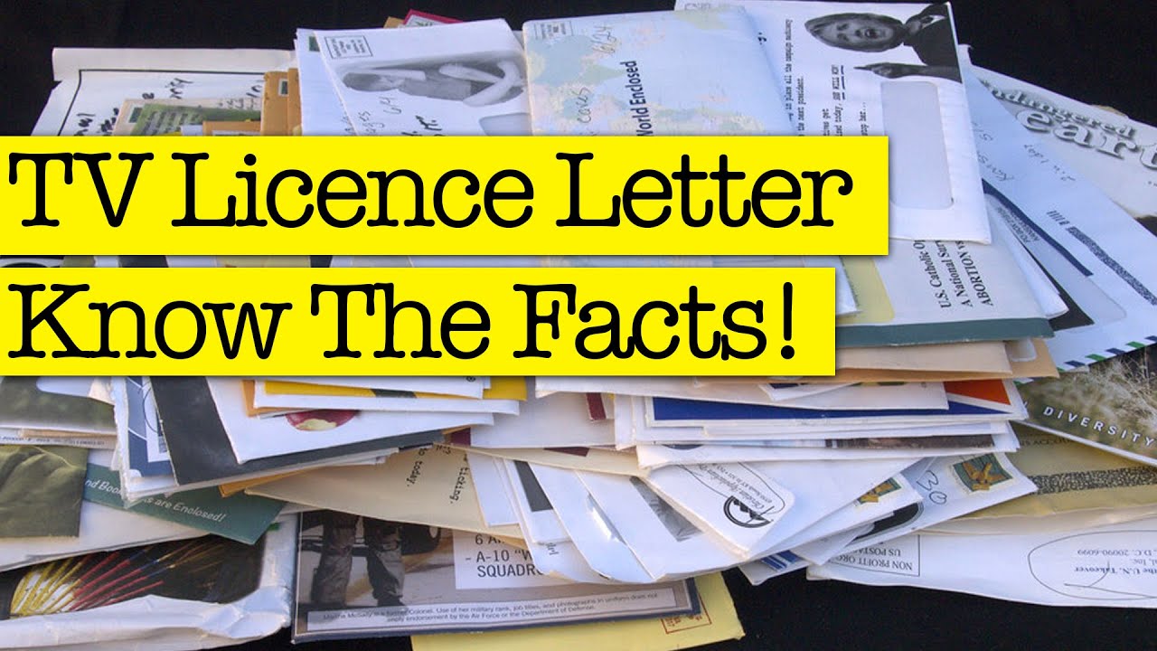 TV Licence Letter - Know The Facts! - YouTube