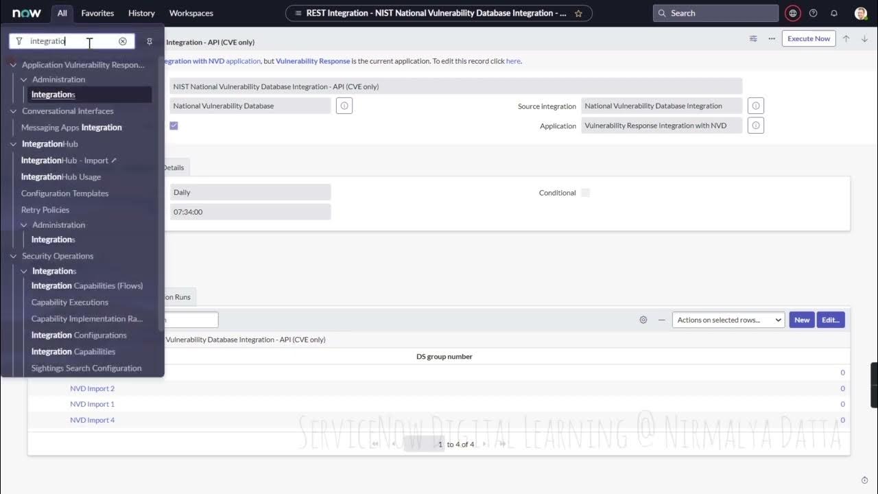 VR-2 | NVD Integration | Vulnerability Response | ServiceNow | Security ...