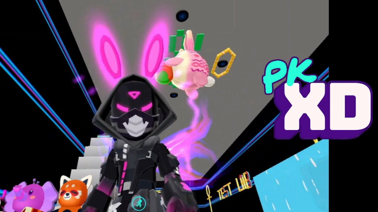 PK XD - TEST : Neon Bunny Armor VS Flicker Armor + All Stickers ...