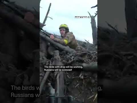 Terrifying war POV footage. Video shows fierce trench warfare in Ukraine #shots #warinukraine