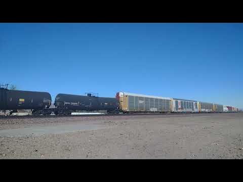 EB UP Manifest Train Feat Rear DPU In Daggett Ca! #bigbossrailfanner - YouTube